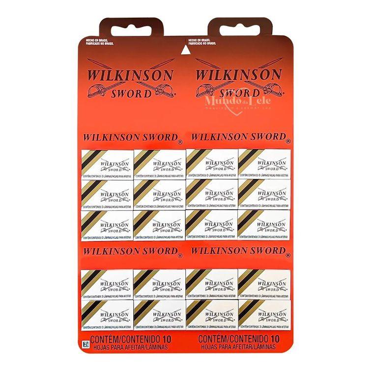 Lâmina Wilkinson para Barbear - 1 Cartela Com 60 Unidades - Gillette ...