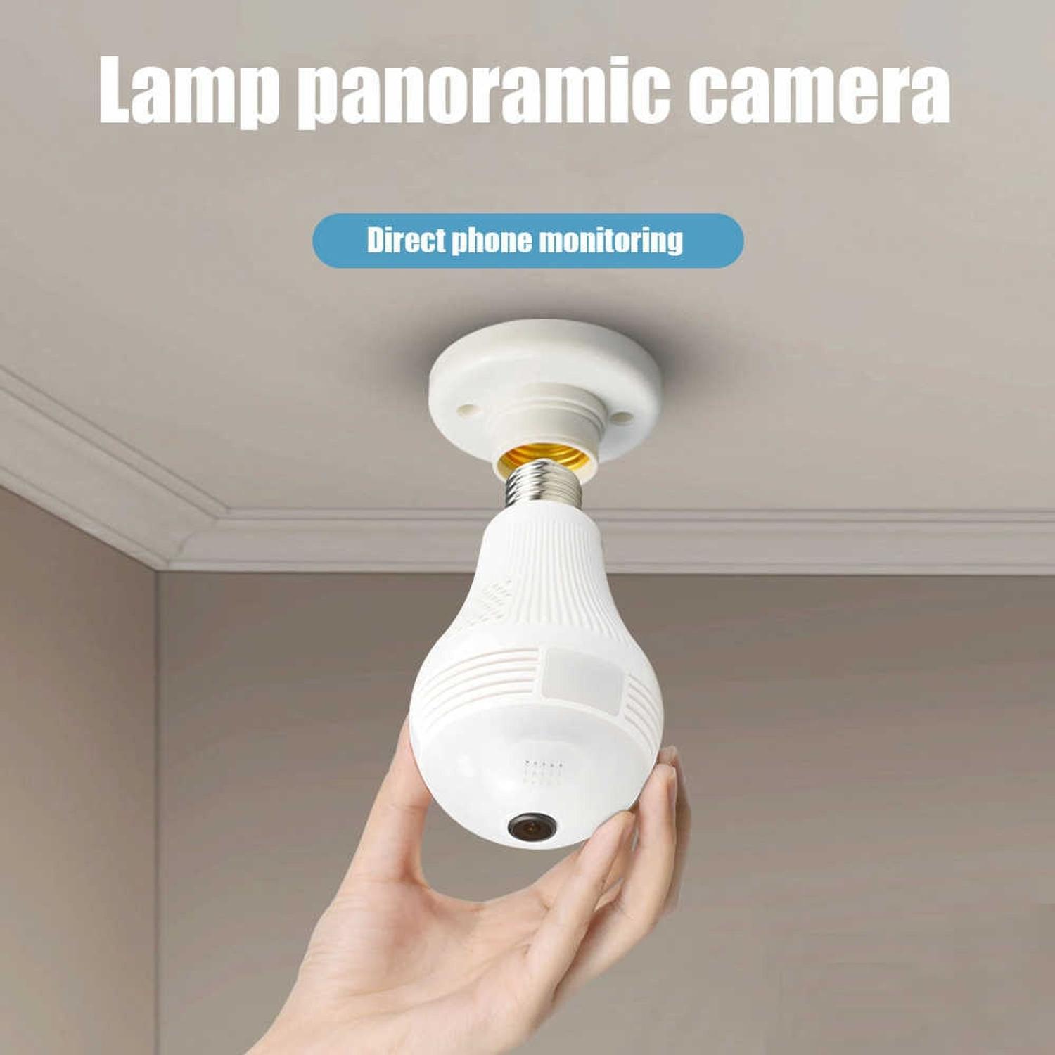 Lâmpada Câmera Led Wifi 360 - Panoramic - Lâmpada Câmera - Magazine Luiza