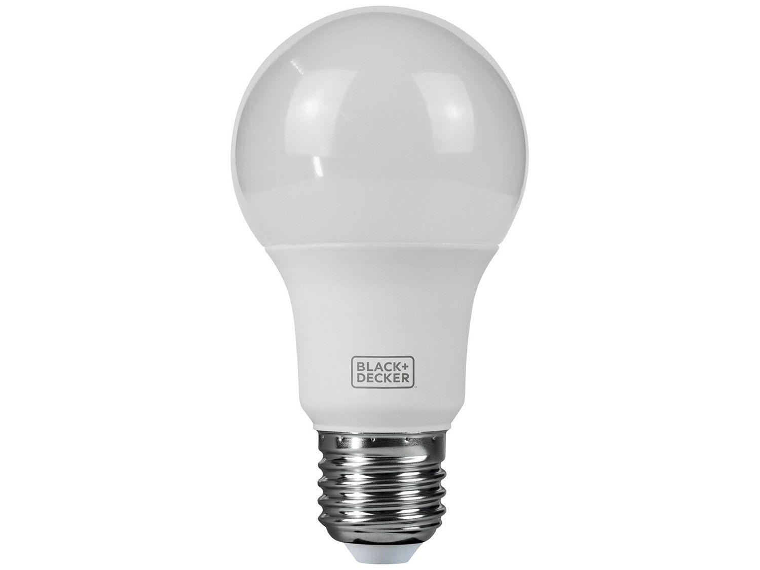 Lâmpada LED 6W 3000K Amarela Black + Decker - Bulbo A60 - Lâmpada de ...