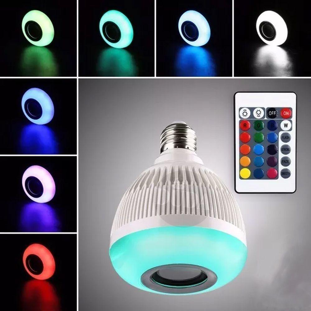 Lampada Soquete de Led 12w Colorido Bivolt - Duda Store - Lâmpada de ...
