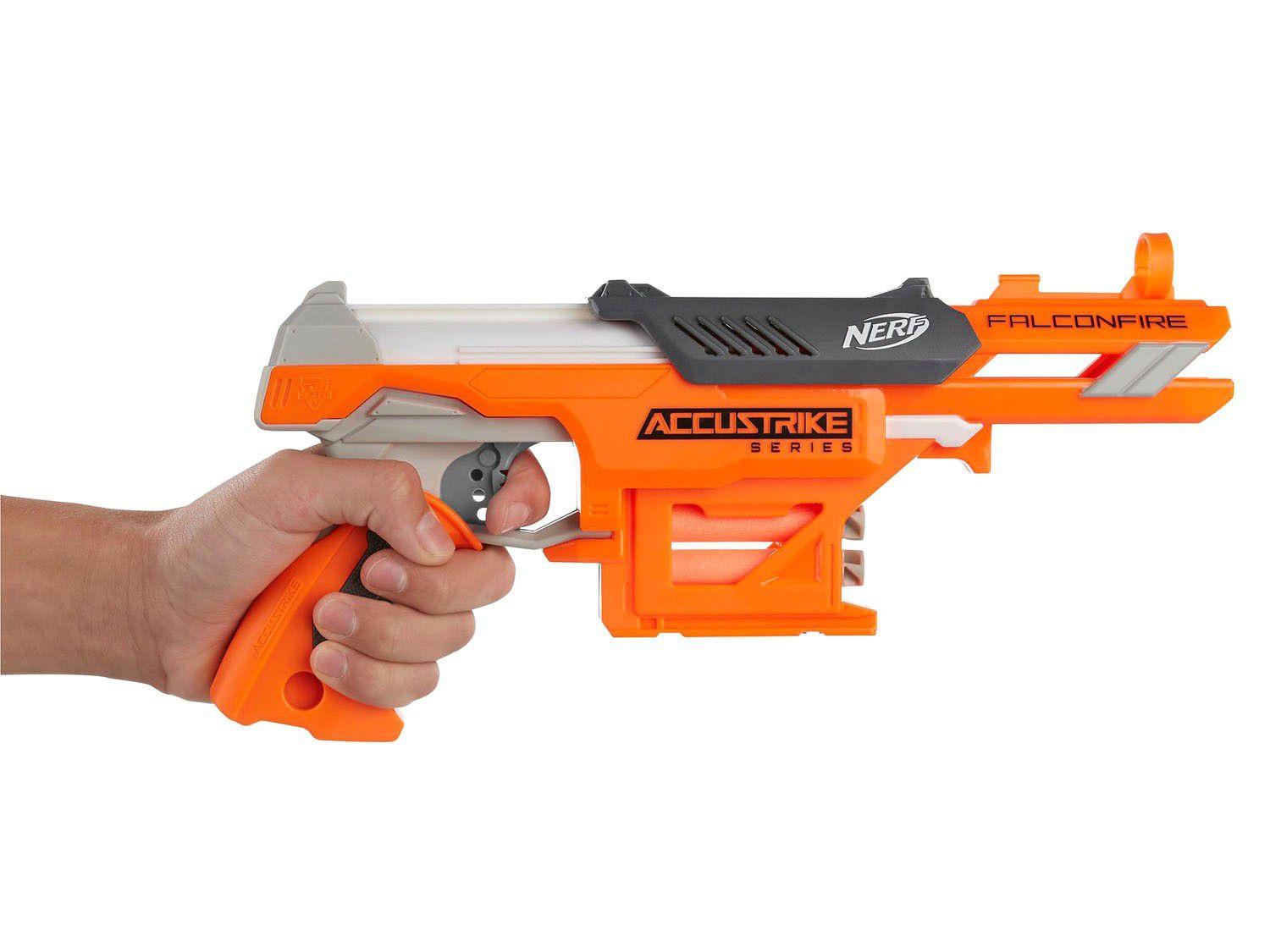Lançador Nerf Accustrike com Acessórios - Hasbro N-Strike FalconFire ...