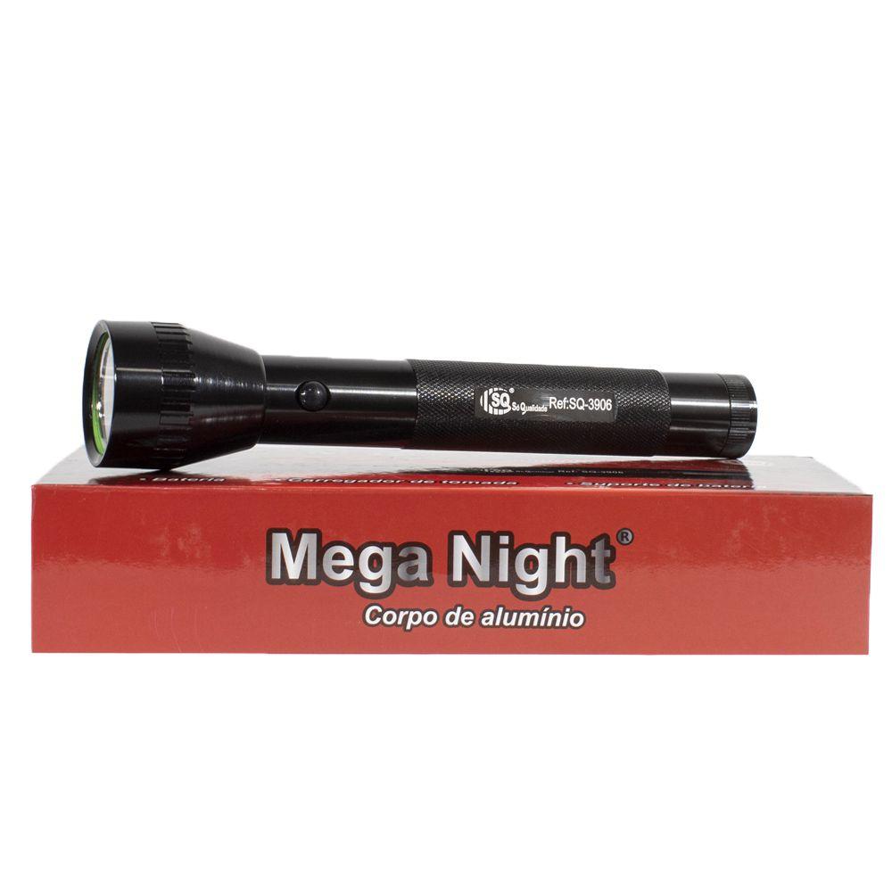 Lanterna Corpo Alumínio Mega Nigth Premier Led Super Potente 3W ...