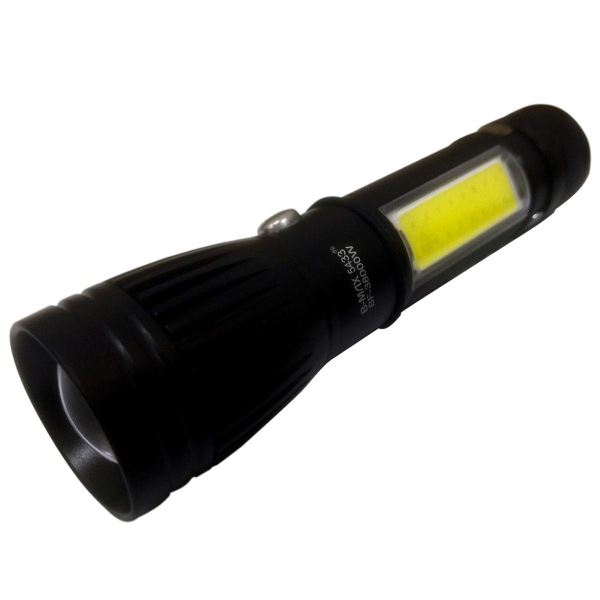 Lanterna Led Tática Recarregável Swat B-Max 8433 - Lanterna - Magazine ...