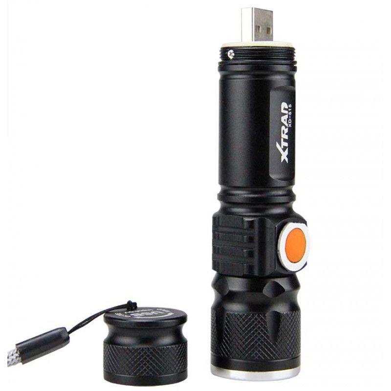 Lanterna USB Tática Led St515 - Xtrad - Lanterna - Magazine Luiza