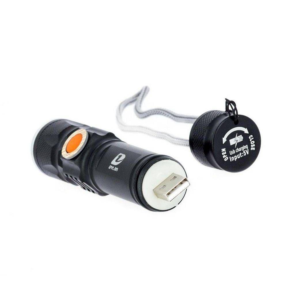 Lanterna USB Tática Led St515 - Xtrad - Lanterna - Magazine Luiza
