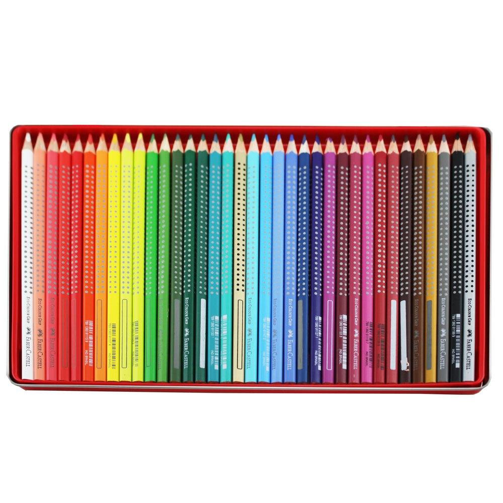 Lapis de Cor 36 Cores Estojo de Lata Ecolapis Faber Castell - Faber ...