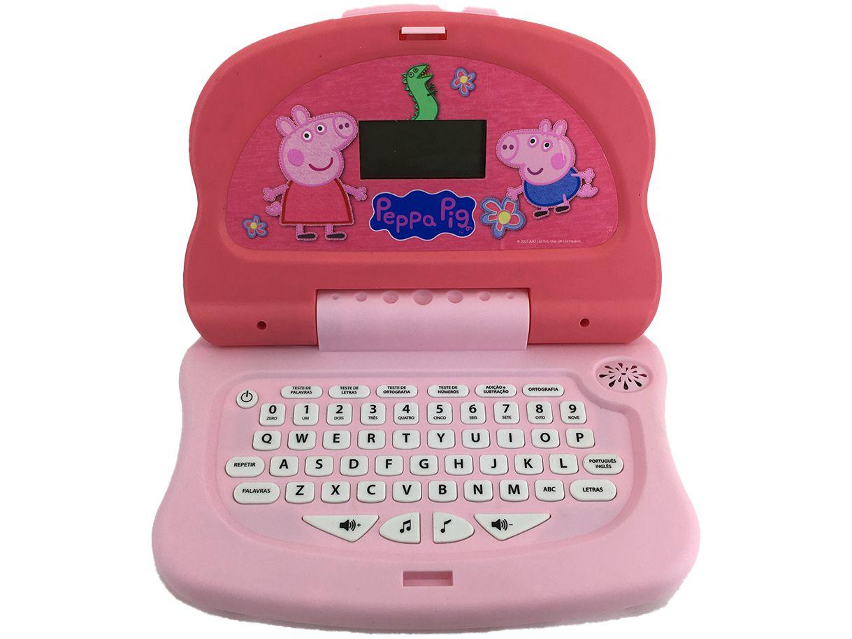 Laptop Infantil Peppa Pig Musical Candide