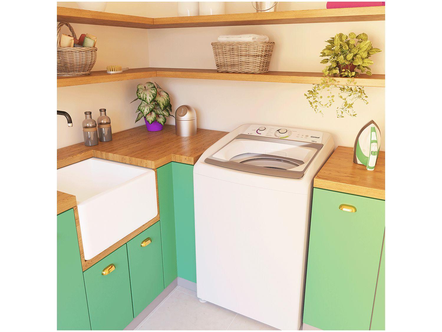 Lavadora de Roupas Consul 12kg Cesto Inox - 16 Programas de Lavagem ...