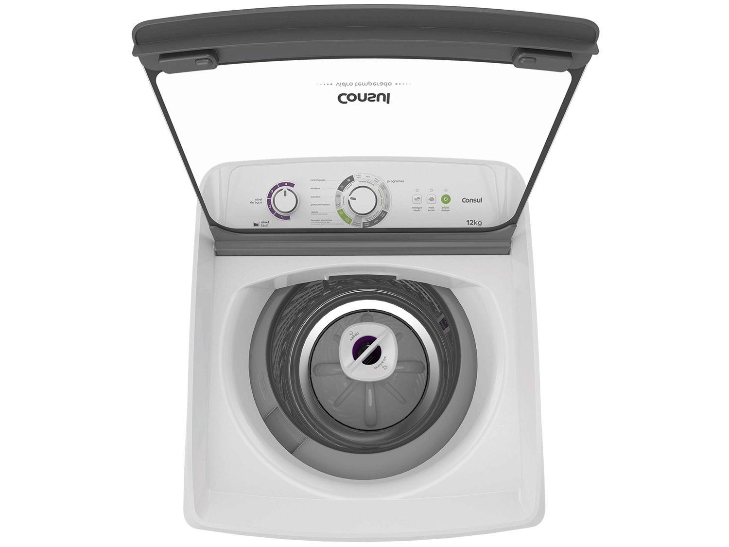 Lavadora de Roupas Consul 12kg Cesto Inox - 16 Programas de Lavagem ...