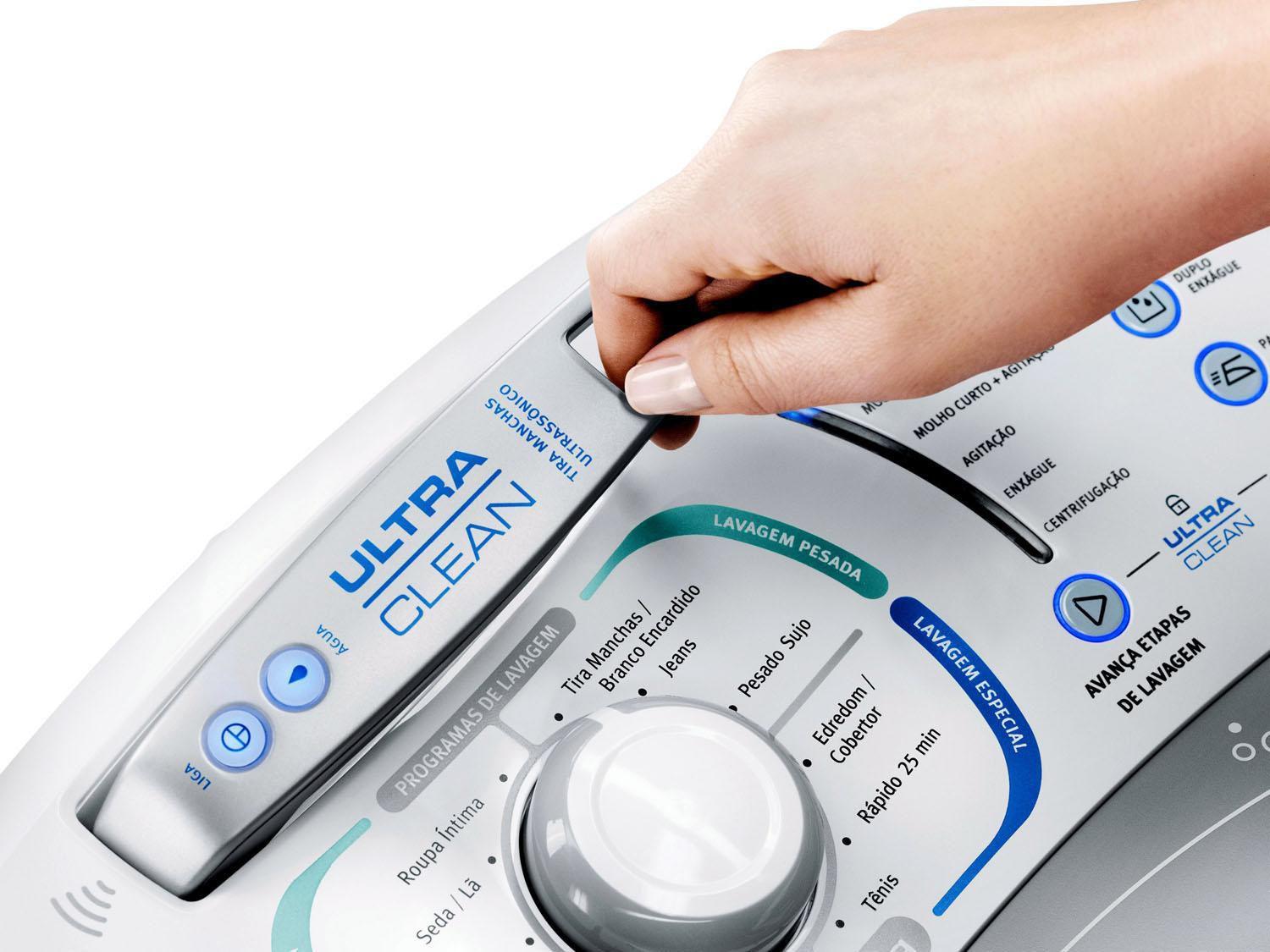 Lavadora de Roupas Electrolux Ultra Clean LBU15 - 15kg Lava Edredom Painel Blue Touch - Máquina ...