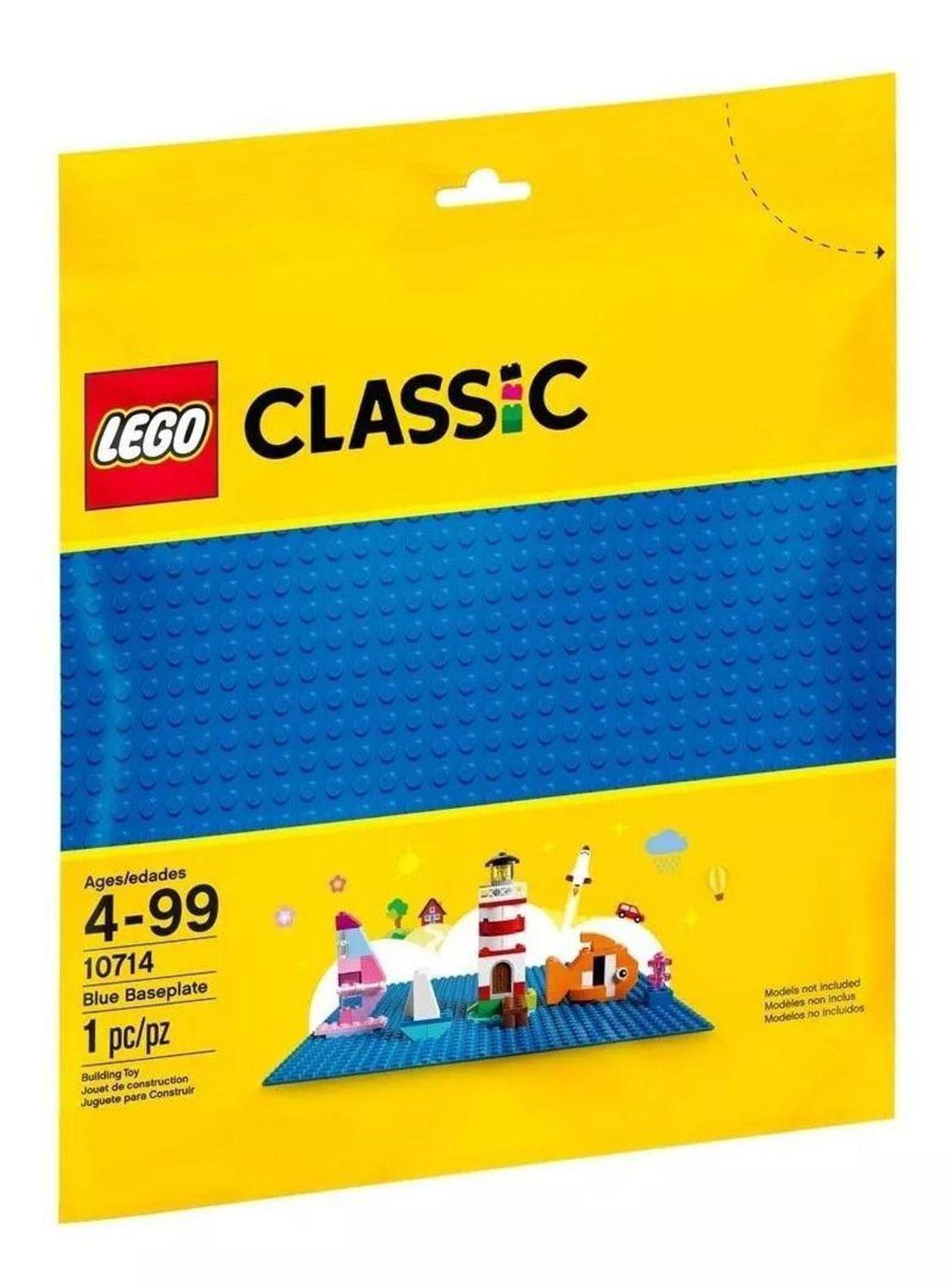 Lego 10714 Classic - Base Azul Placa 26 x 26 cm - Brinquedos de Montar ...