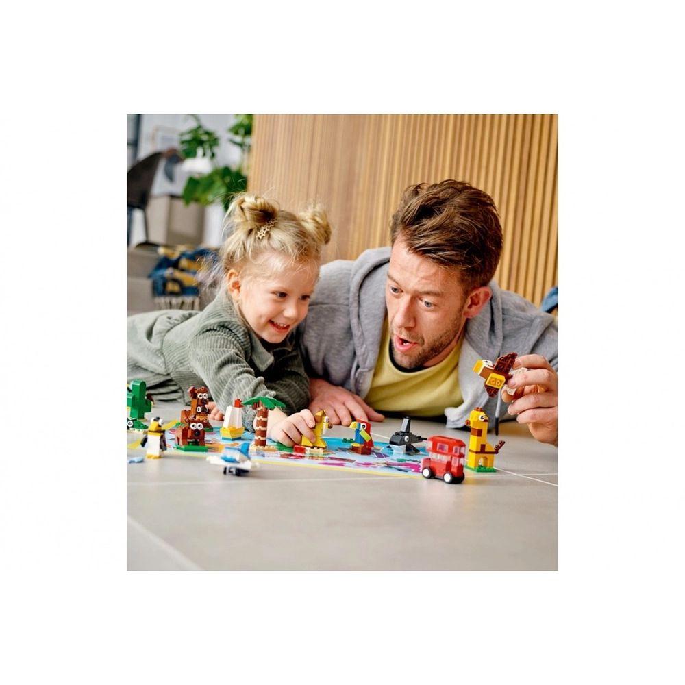 LEGO - Ao Redor do Mundo 950 Peças - 411111015 - Mattel - Brinquedos de ...