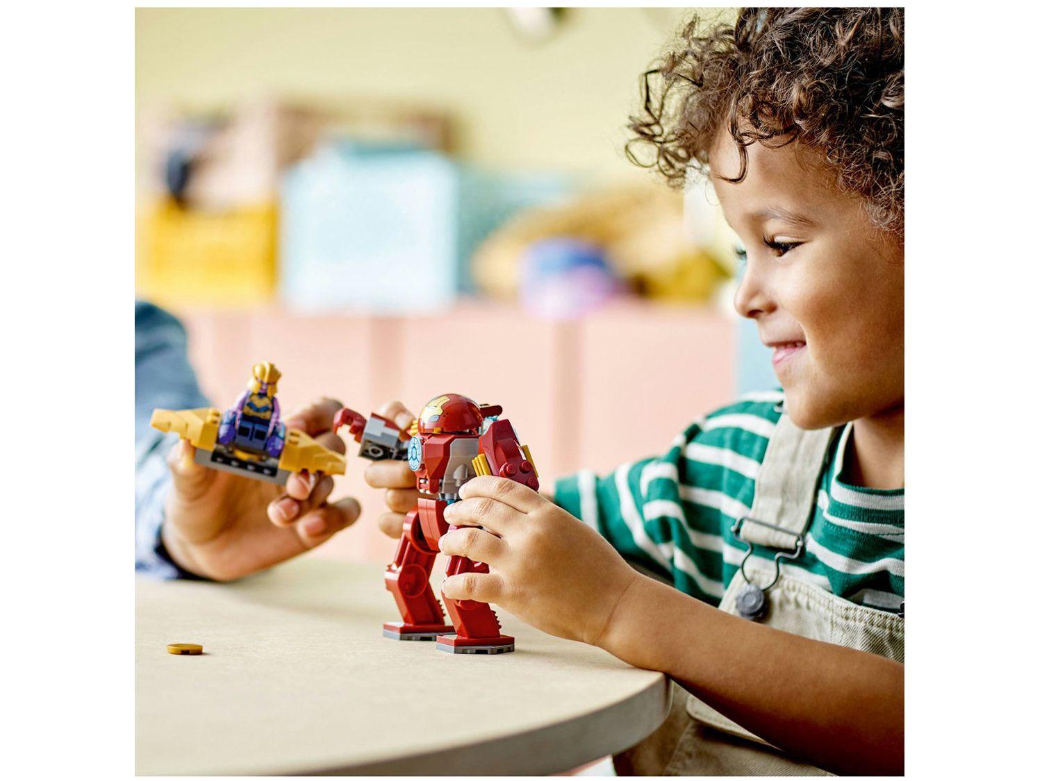 LEGO Caça-Hulk do Homem de Ferro vs Thanos 76263 66 Peças