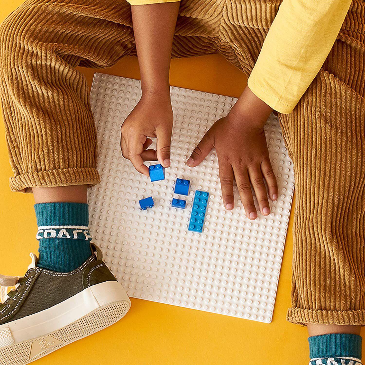 LEGO Classic Base de Construcao Branca 11010 - Brinquedos de Montar e ...