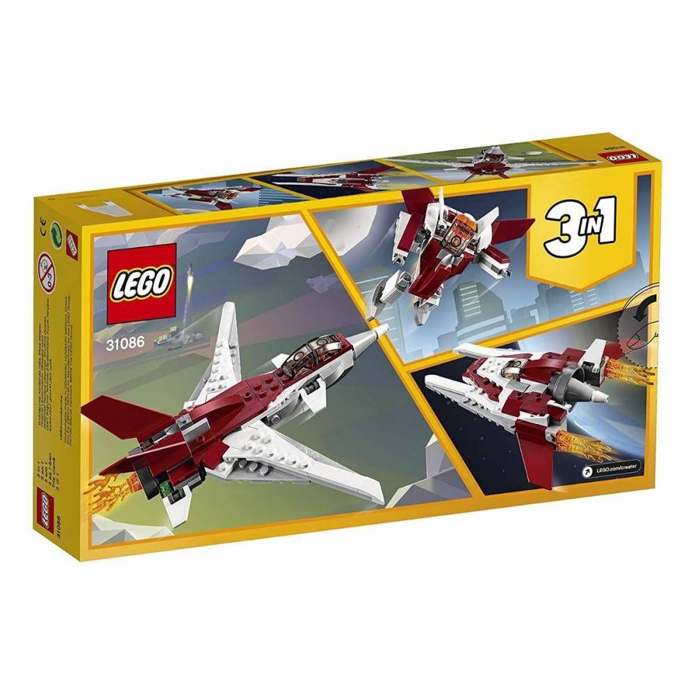 LEGO Creator 3 em 1 - Avião Futurista - Brinquedos de Montar e ...
