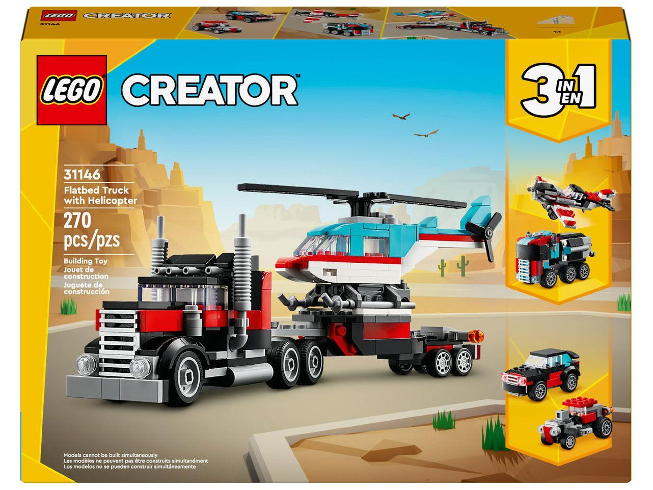 LEGO Creator 3 em 1 Caminhão Plataforma com