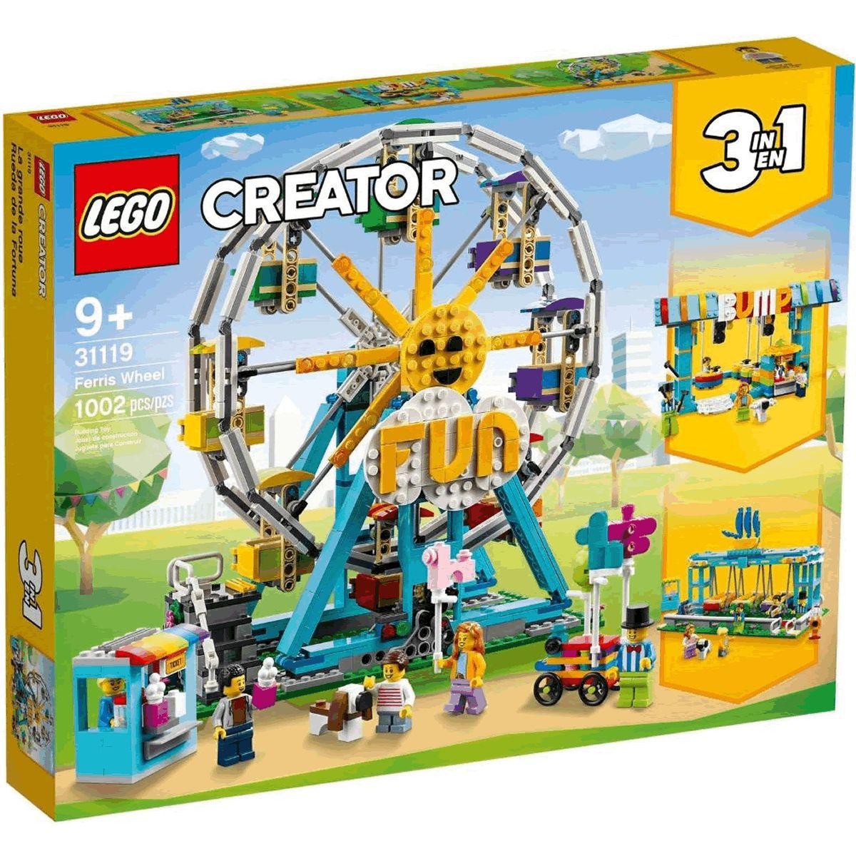 Lego Creator Roda Gigante Parque De Diversões 3 Em 1 31119 - Brinquedos ...