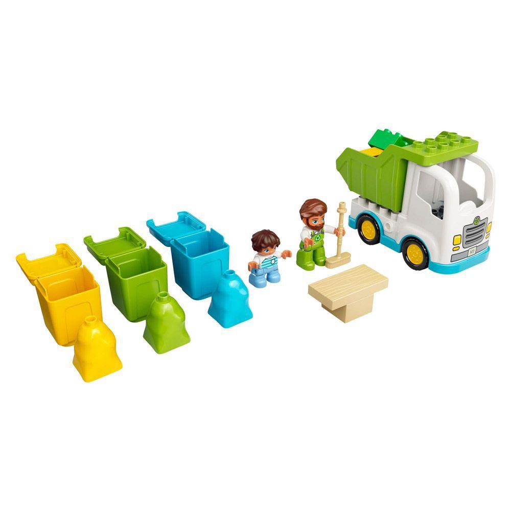 Lego Duplo Caminhão Do Lixo E Reciclagem 10945 - Brinquedos de Montar e ...
