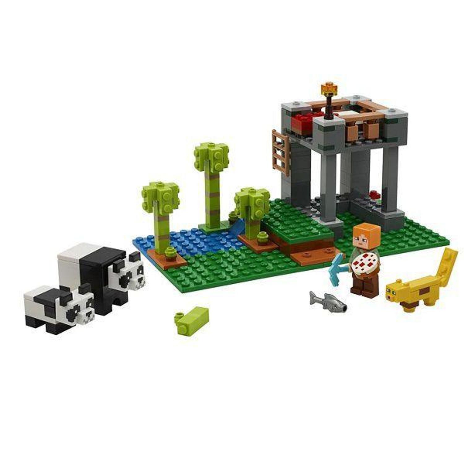 Lego Minecraft a Creche dos Pandas 21158 - Brinquedos de Montar e ...