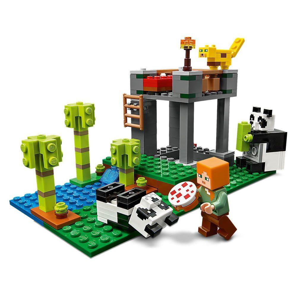 LEGO Minecraft - A Creche dos Pandas - 21158 - Brinquedos de Montar e ...