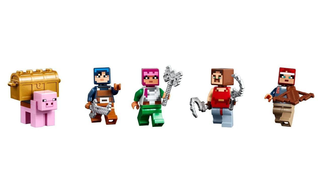 Lego Minecraft O Combate De Redstone 504 Peças 21163 - Brinquedos de ...