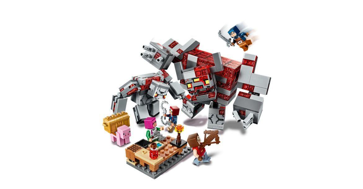 Lego Minecraft O Combate De Redstone 504 Peças 21163 - Brinquedos de ...