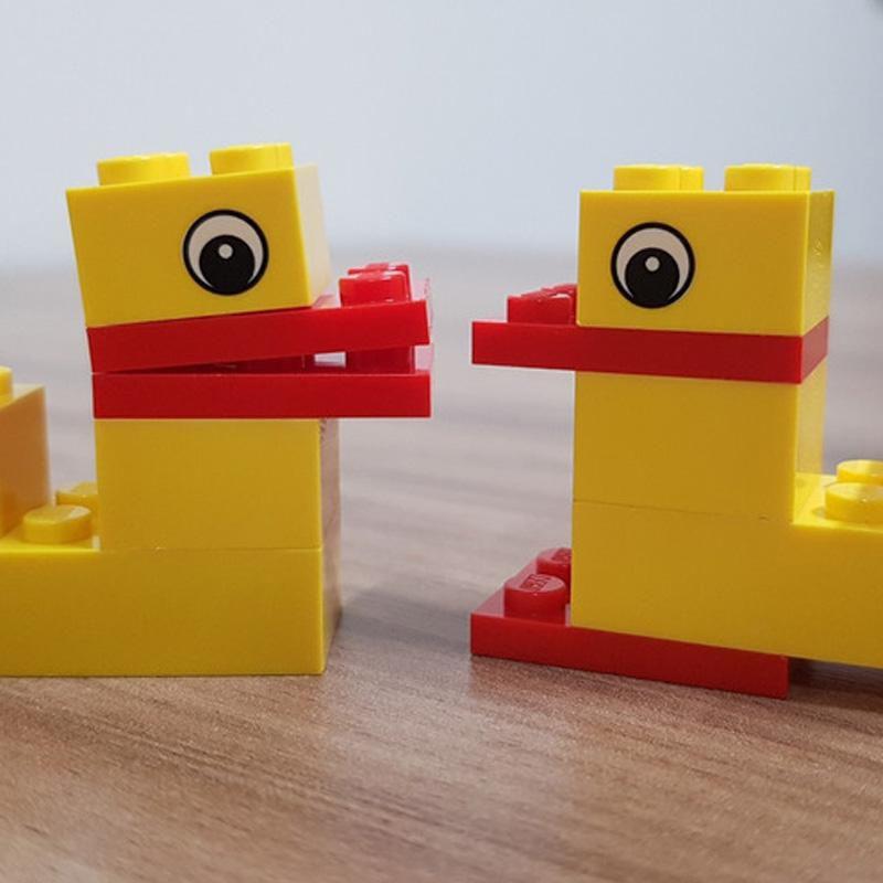 Lego Serious Play 20 Unid. Pato Duck - Brinquedos de Montar e Desmontar ...