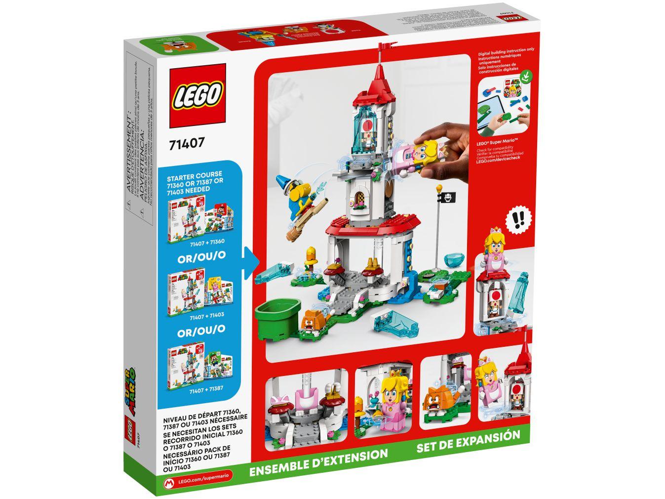 LEGO Super Mario Conjunto de Expansão Traje Peach Gata e Torre Gelada ...