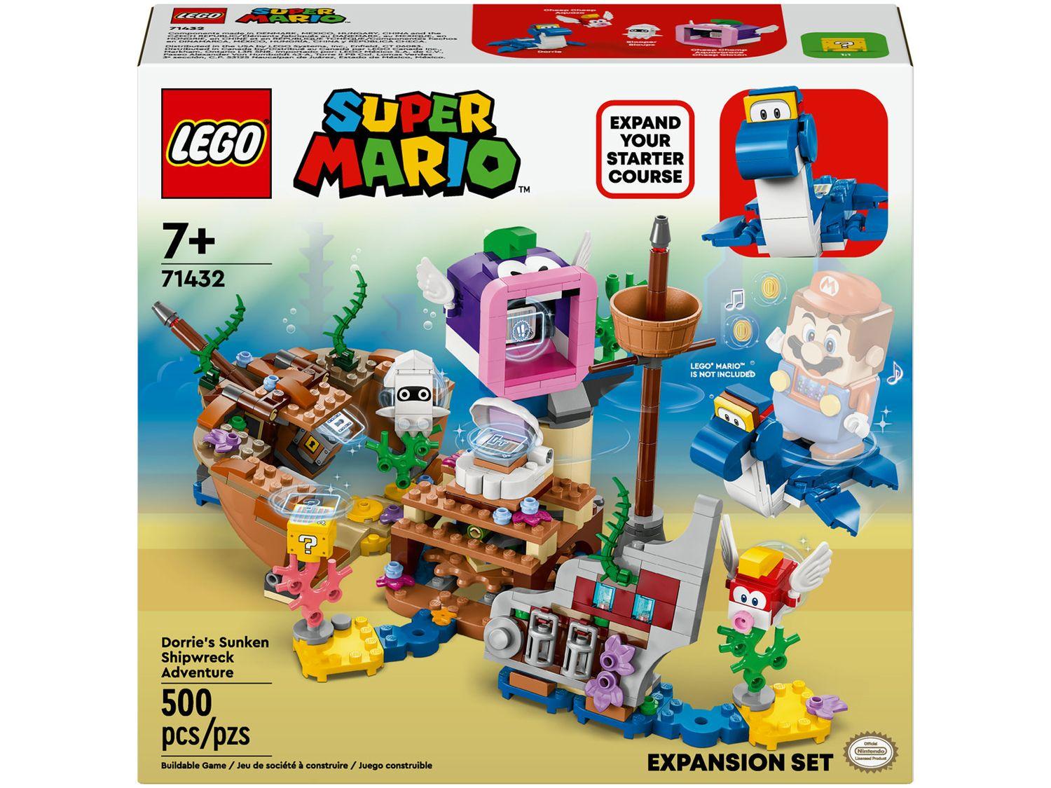 LEGO Super Mario Dori e o Naufrágio 71432 500 Peças