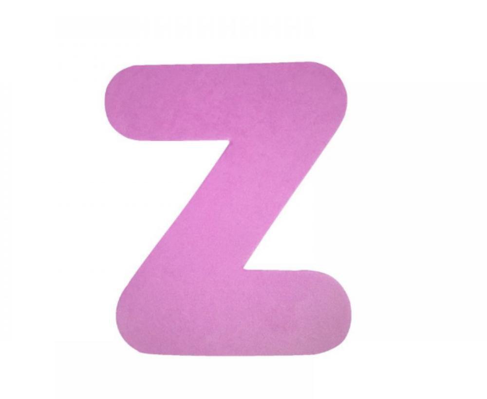 Letra Z Em Eva Rosa Piffer - Luminária de Letra / Número - Magazine Luiza