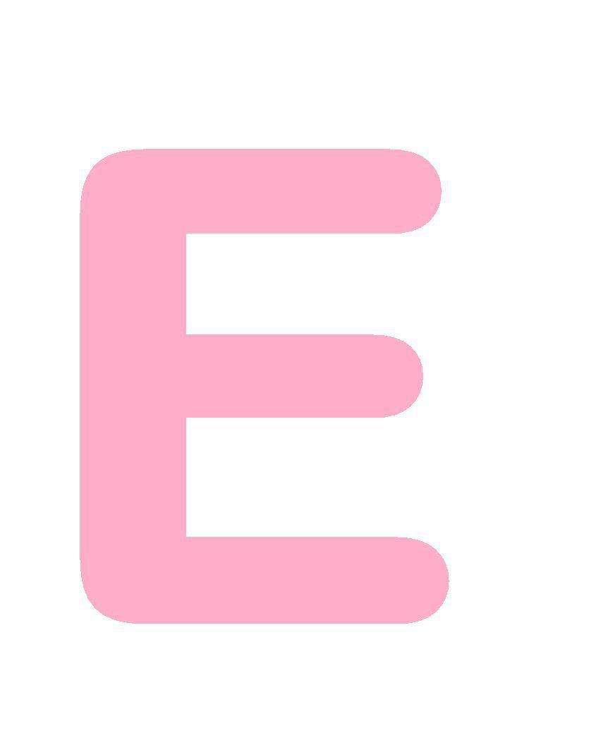 Letras em EVA Alfabeto Rosa Claro - 14cm - Extra Festas - Letras ...