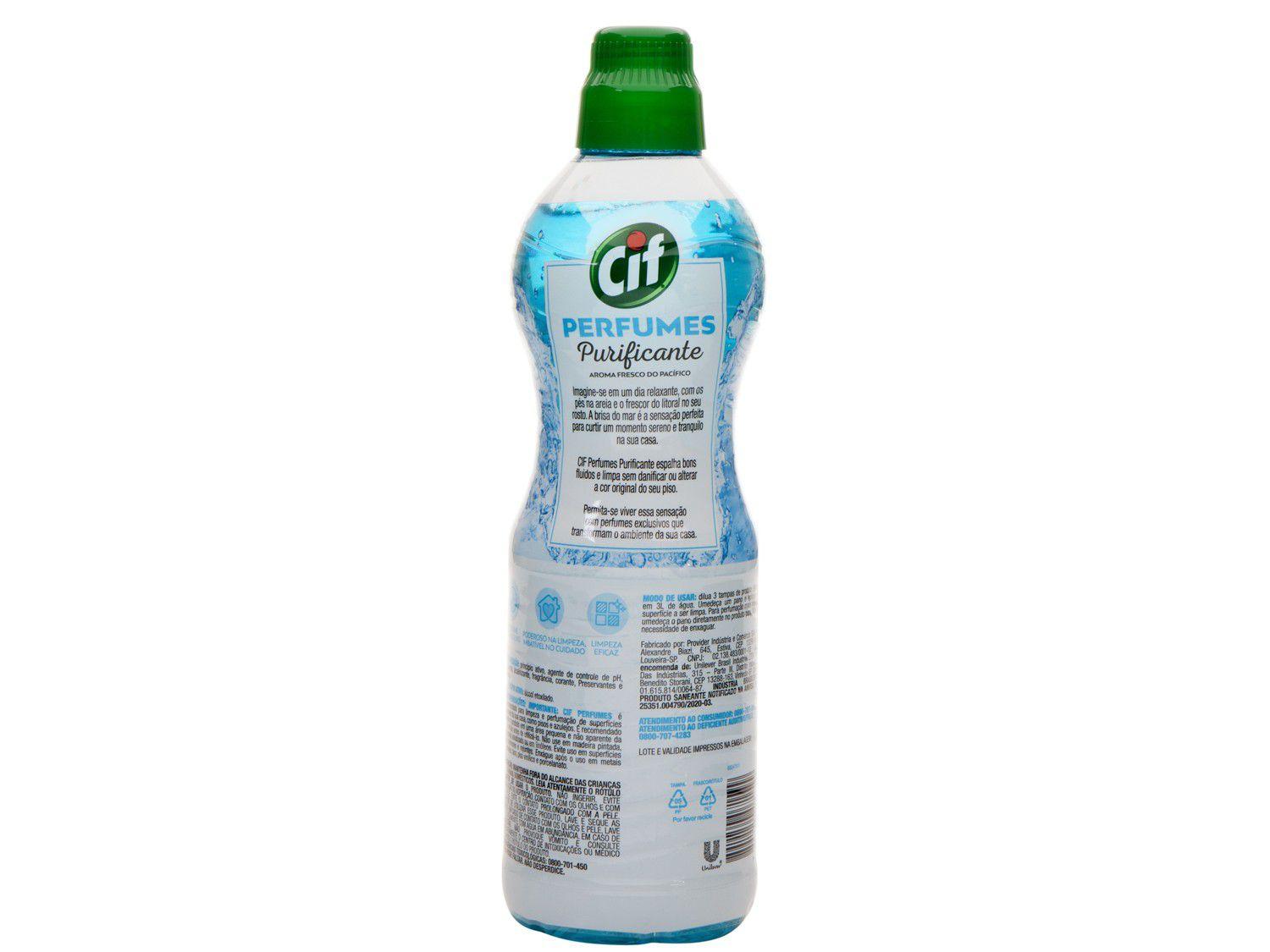 Limpador Multiuso Líquido Cif Perfumes Purificante - 900ml - Limpador ...