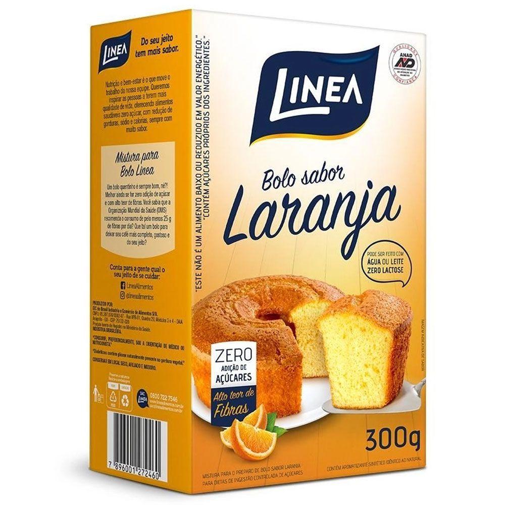 Linea Mistura para Bolo Zero Sabor Laranja 300g - Mistura para Bolo ...