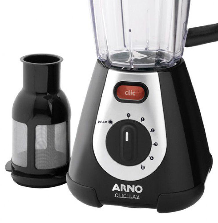 Liquidificador Arno Clic'Lav Top LN72 / 600W / 5 Velocidades / 2 Litros ...