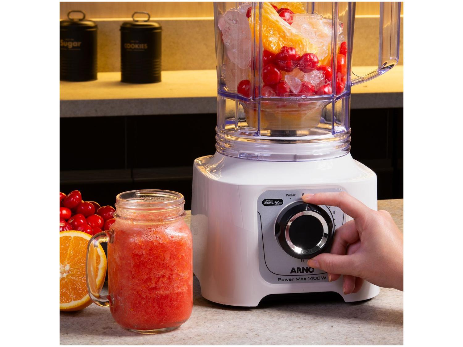 Liquidificador Arno Power Max LN64 15 Velocidades 1400W Marfim