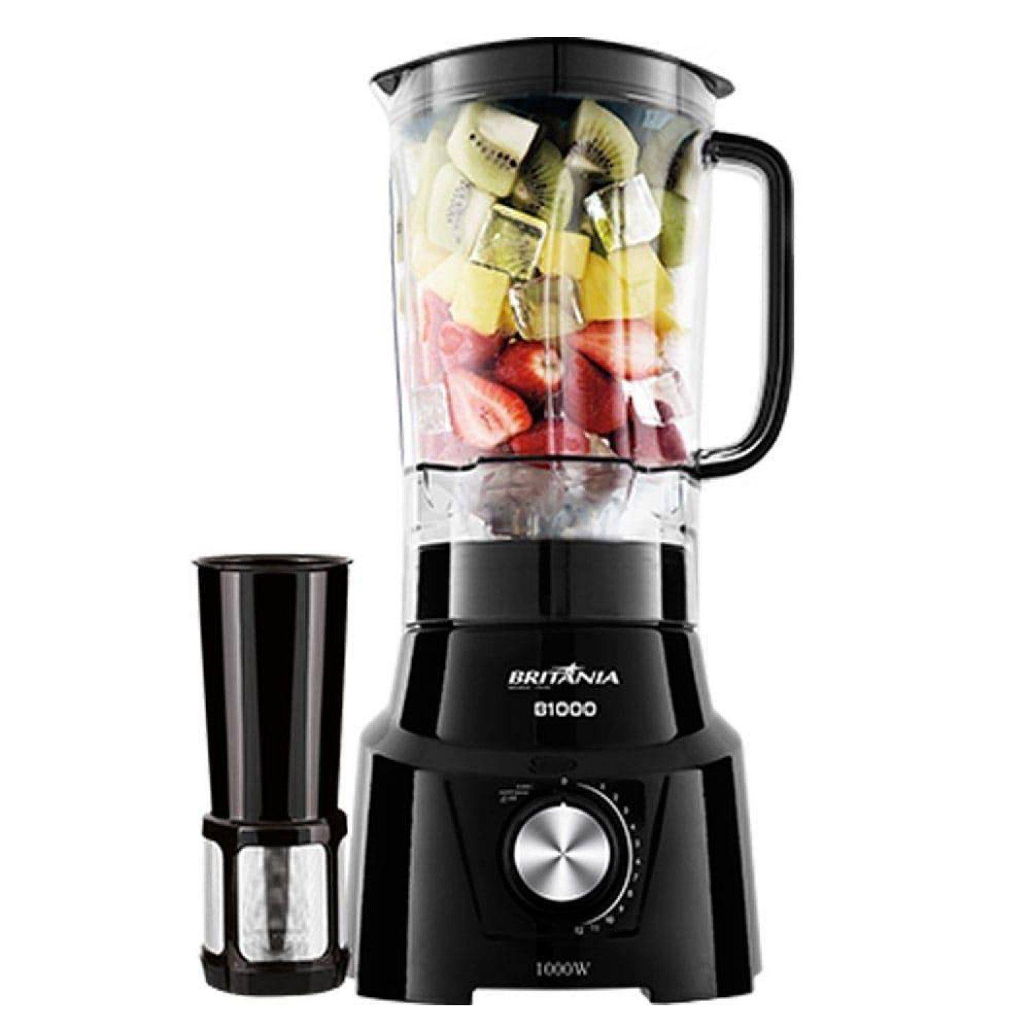 Liquidificador B1000 1200W Britânia 220V Preto - Liquidificador ...