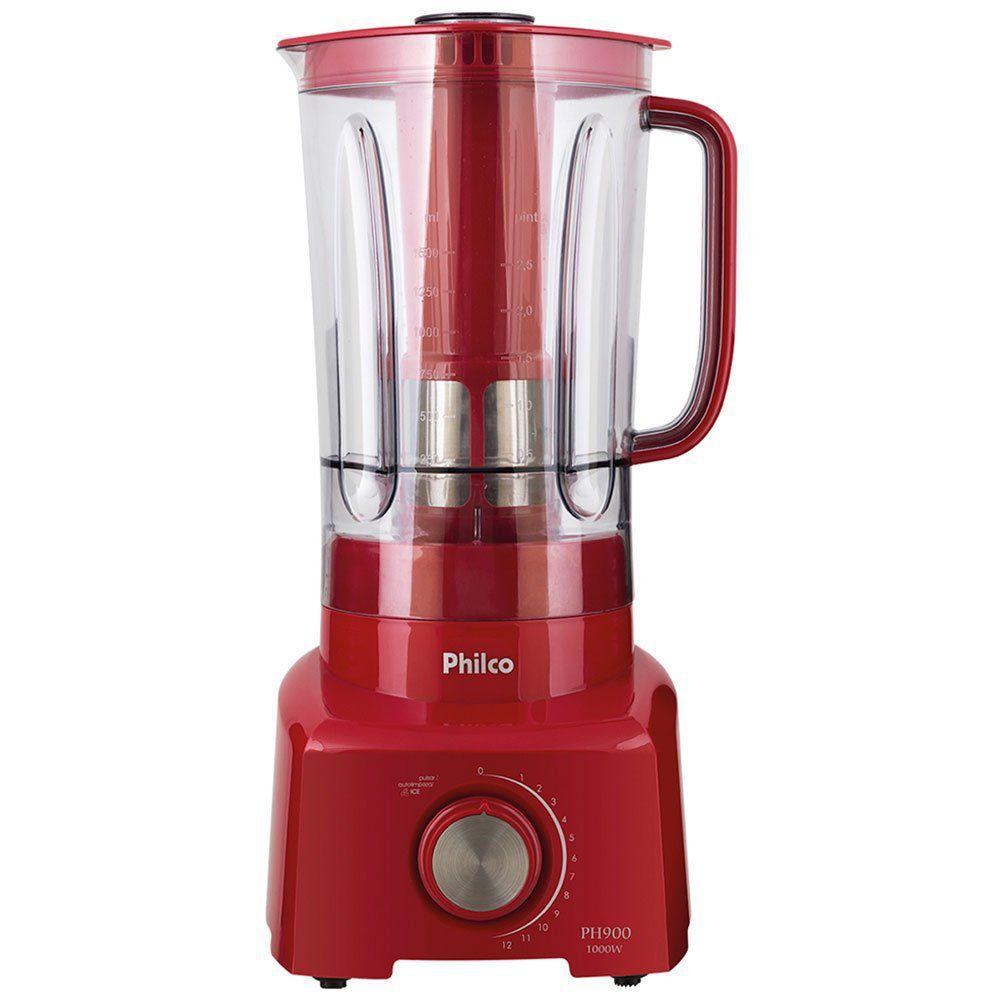 Liquidificador Philco PH900 Vermelho 127V - Liquidificador - Magazine Luiza