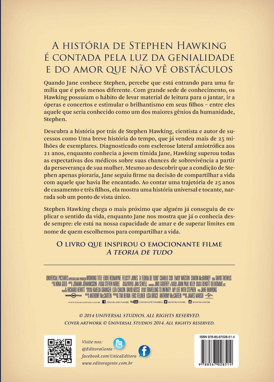 Livro - A teoria de tudo - Biografias - Magazine Luiza