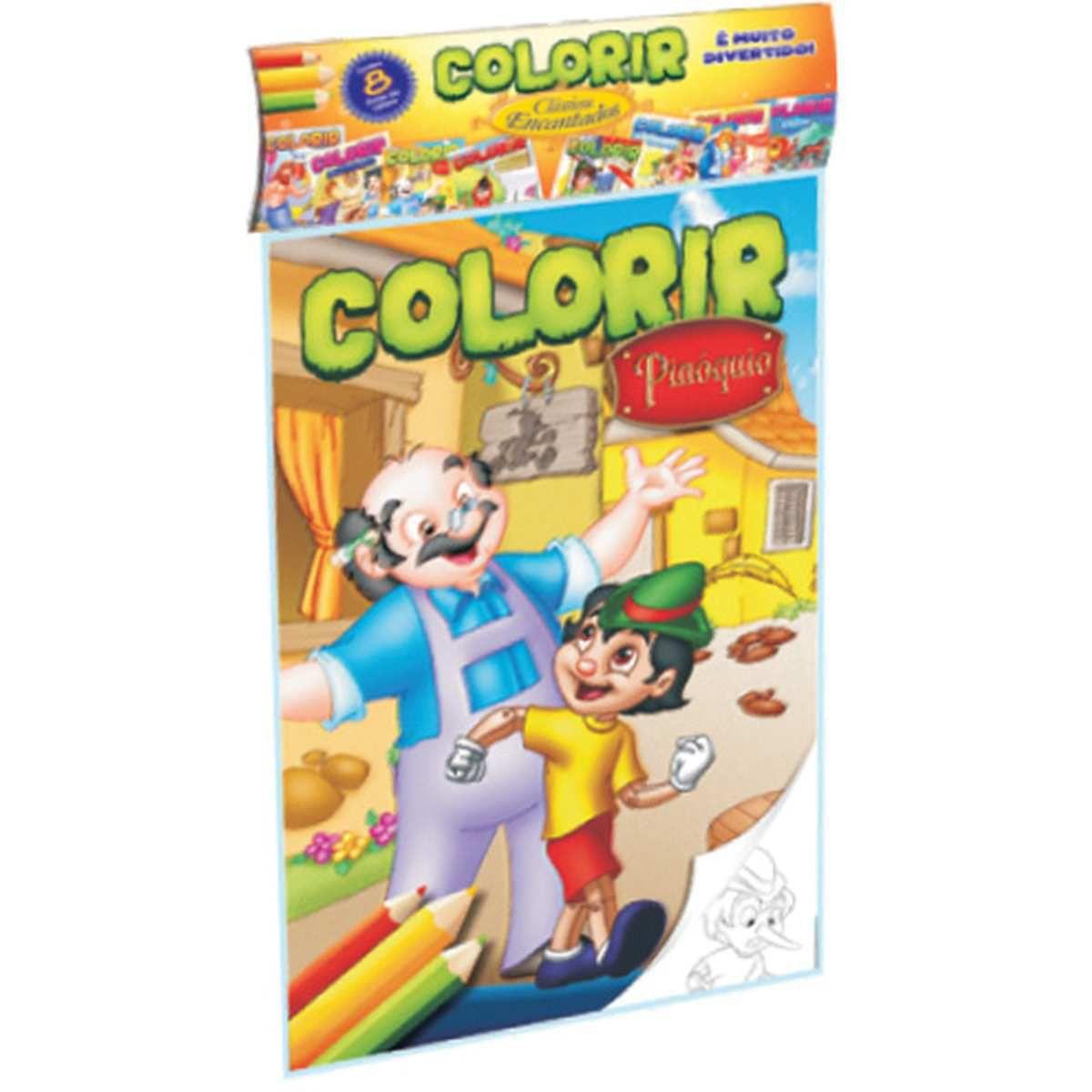 Livro Infantil Colorir Classicos Solapa Pqueno 08LIVR - Bicho Esperto ...