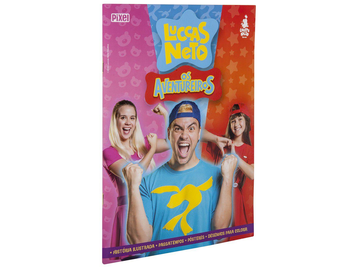 Livro Luccas Neto em Os Aventureiros