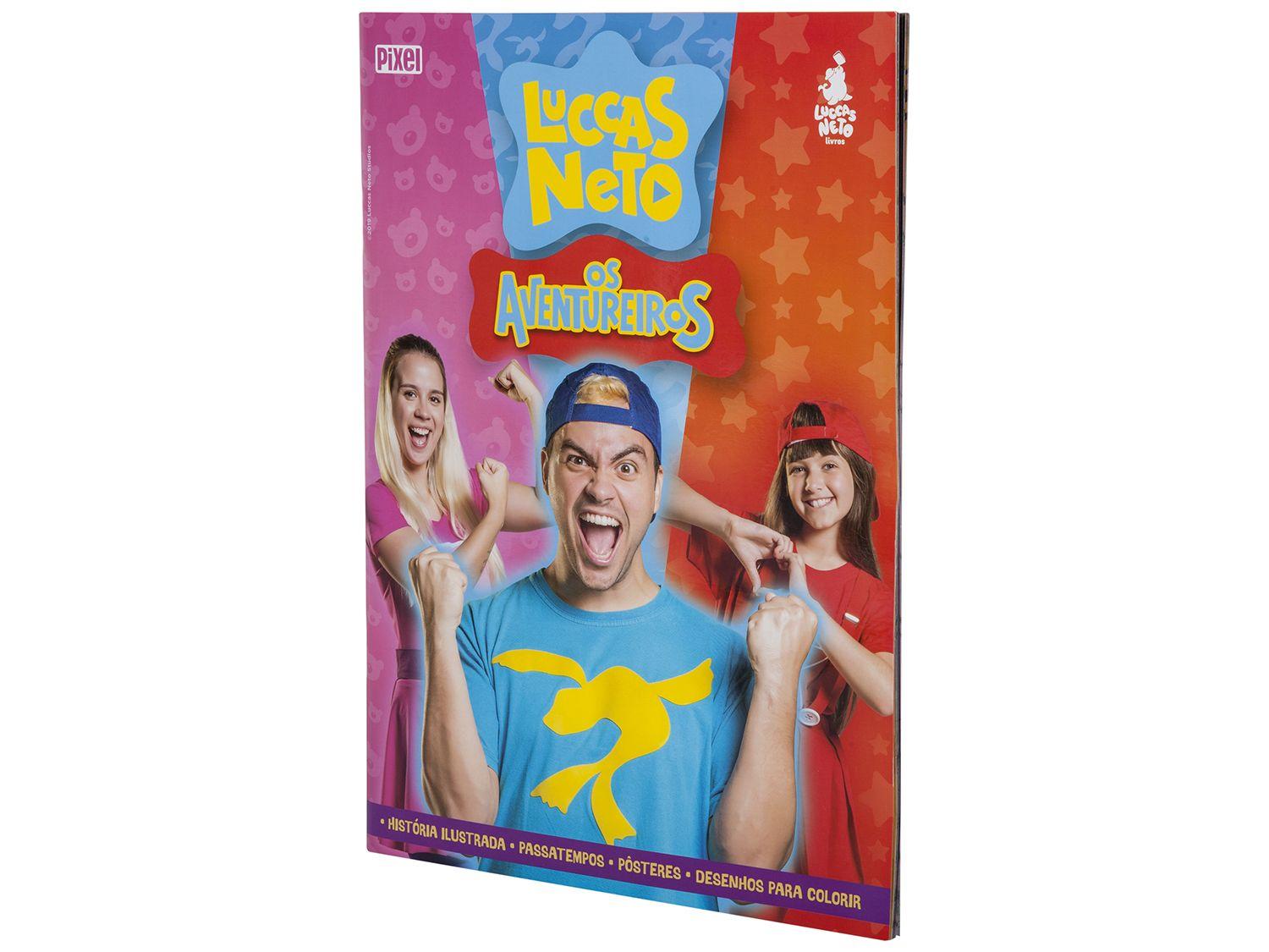 Livro Luccas Neto em Os Aventureiros