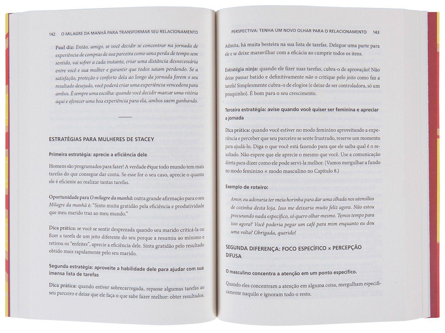 Livro O Milagre Da Manhã Para Transformar Seu Relacionamento Livros