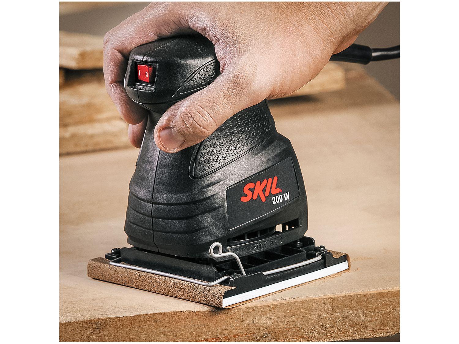 Lixadeira Orbital de Folha Skil Elétrica Profissional 200W 7232