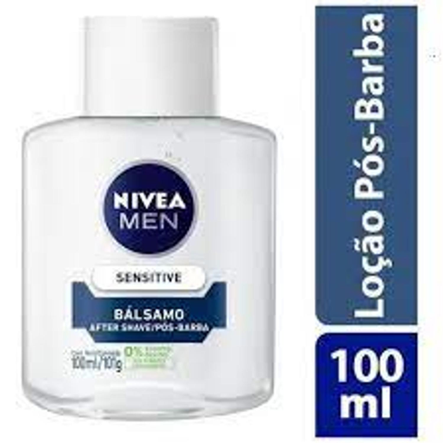 Loção Pós Barba Nivea Bálsamo Sensitive 100ml - Pós Barba - Magazine Luiza