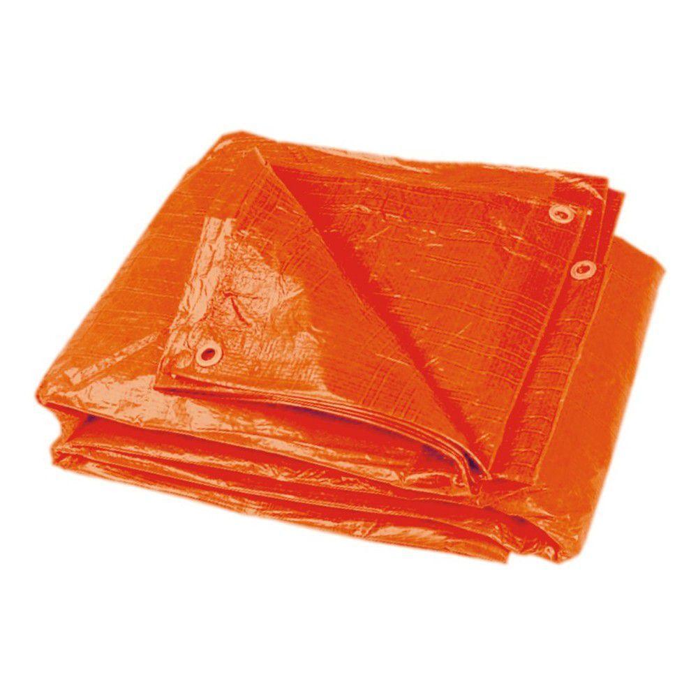 Lona plástica carbografite laranja 150 micra 4x4m - Lona para ...