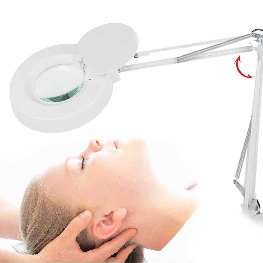 Lupa Luminária Estética Mesa Profissional 120 Led Alto Brilho 220V ...