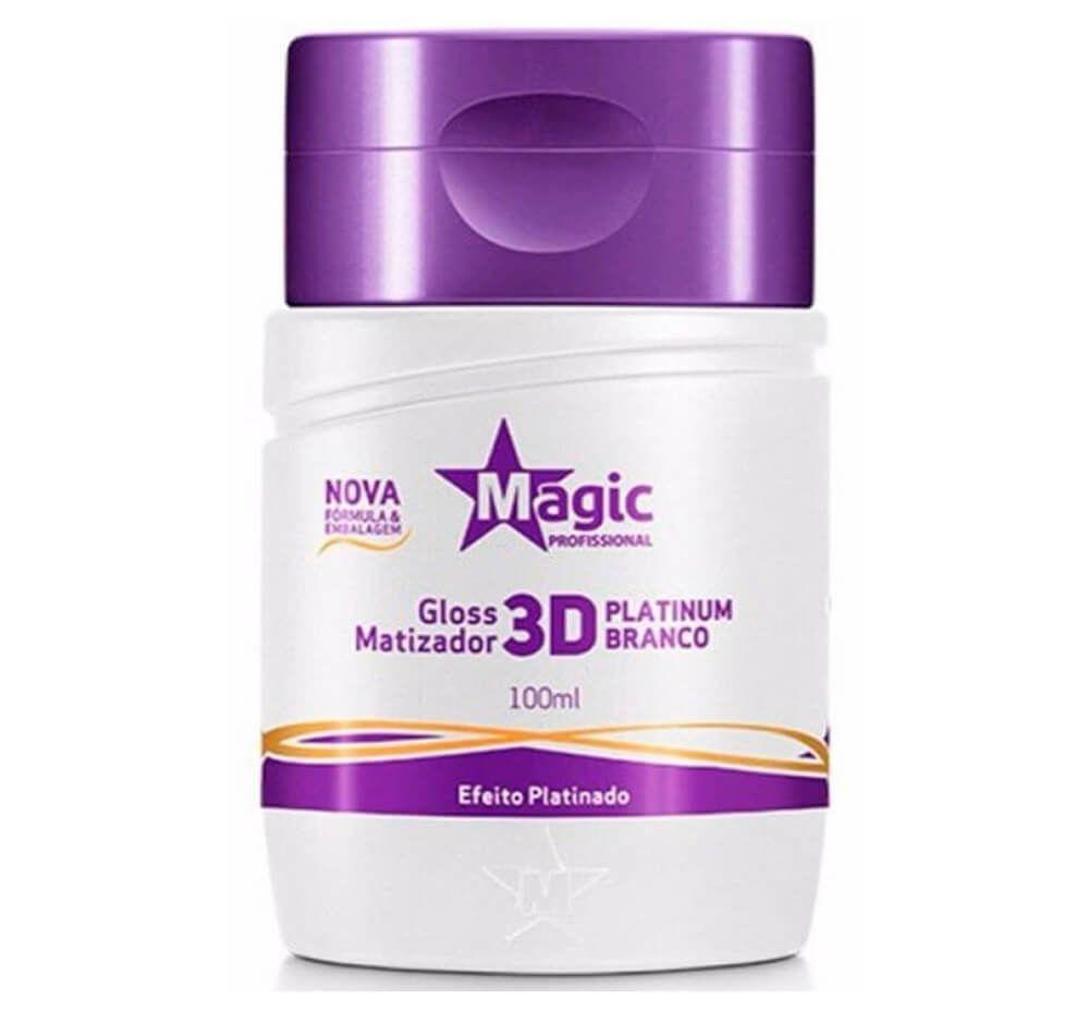 Magic Color 3d Platinum Matizador 100ml - Matizador - Magazine Luiza