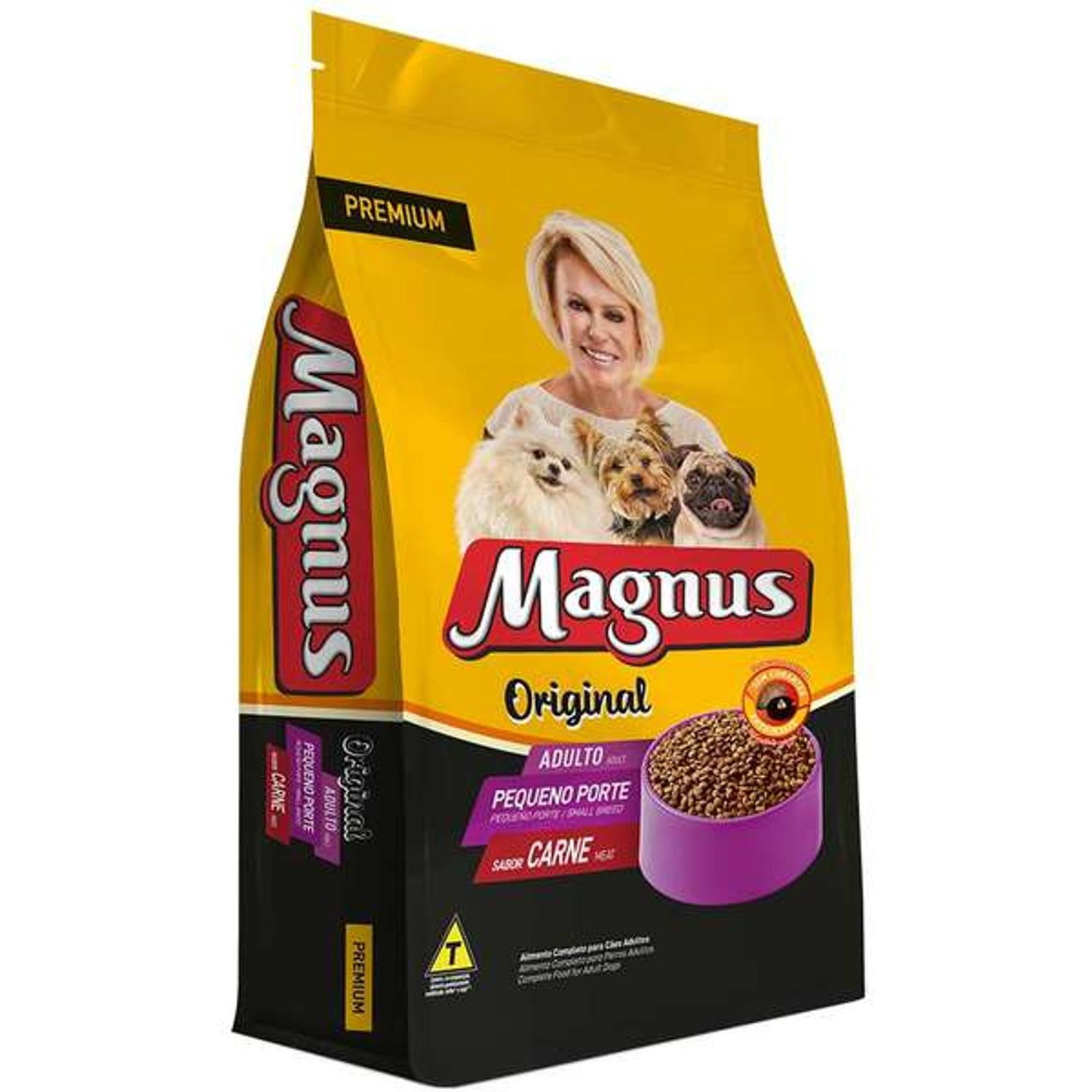 Magnus Original Cães Adultos Pequeno Porte Sabor Carne 15kg - Outros ...