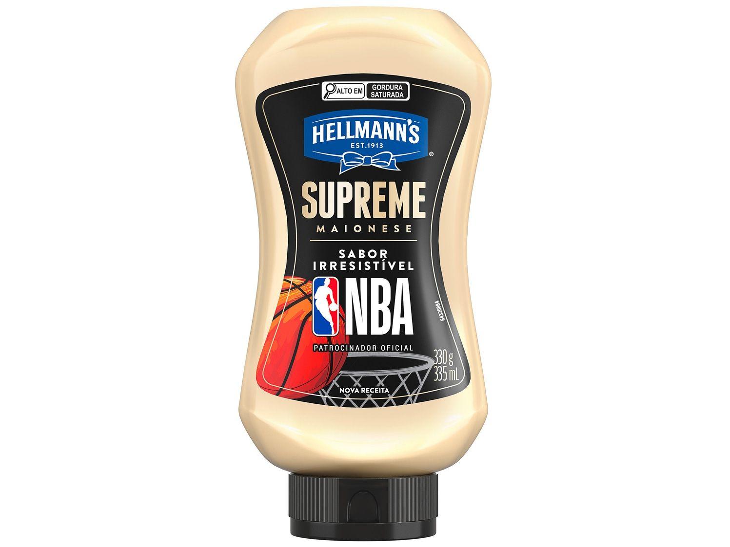 Maionese Hellmanns Supreme NBA 330g - Tradicional