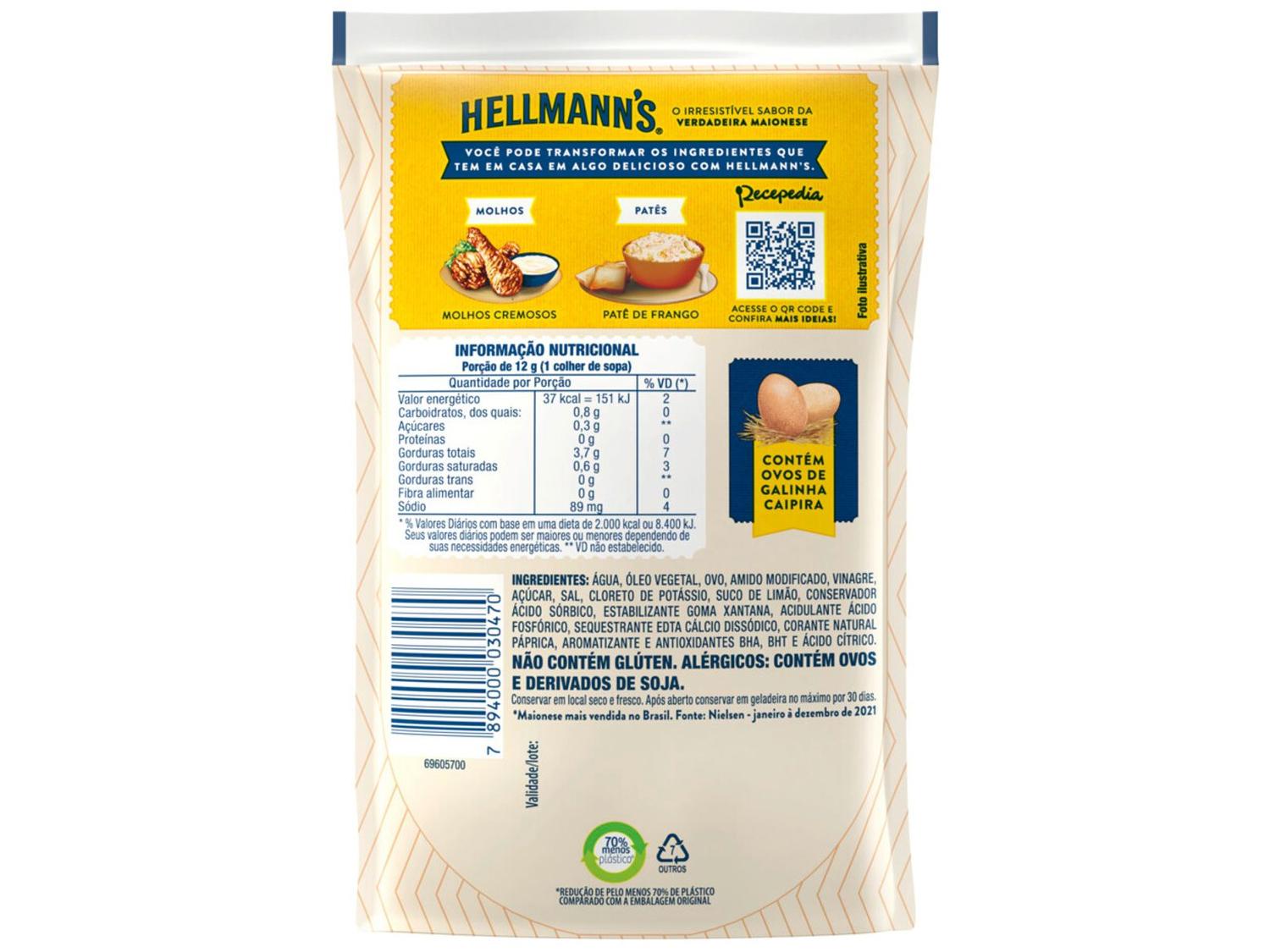Maionese Tradicional Hellmanns 200g